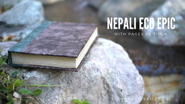 Nepali Eco Clean-cut Notebook with Handmade Lokta Paper | Kathmandu ...