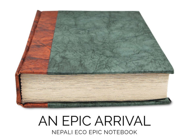 Nepali Eco Clean-cut Notebook with Handmade Lokta Paper | Kathmandu ...