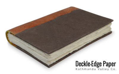 Nepali Collector Handmade Leather & Lokta Paper Notebook | Kathmandu ...