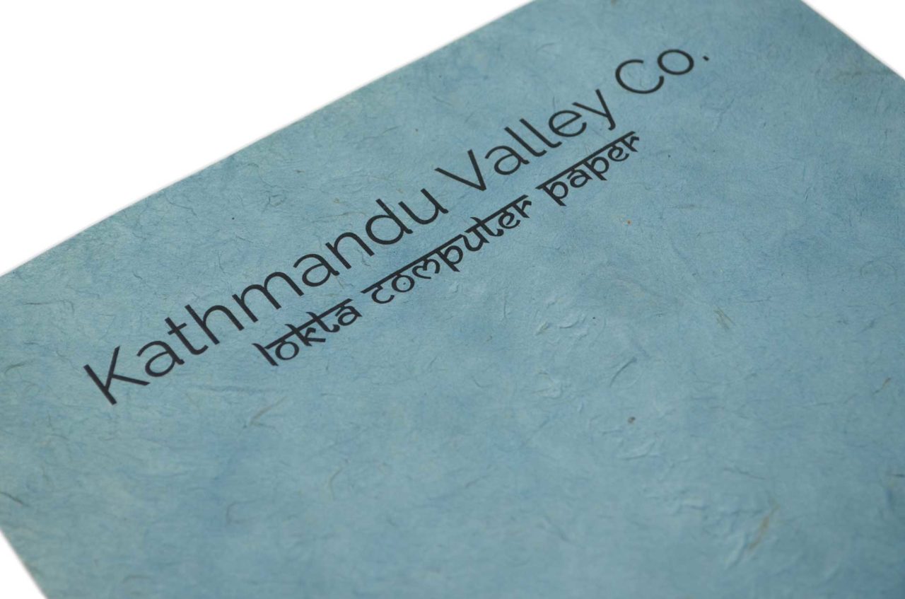 Natural Lokta Printer & Copier Paper - Indigo Color | Kathmandu Valley Co.