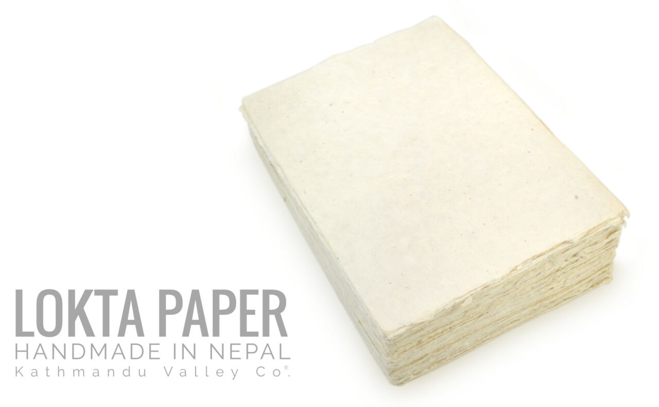 5×7 inch Handmade Lokta Card Stock | Kathmandu Valley Co.